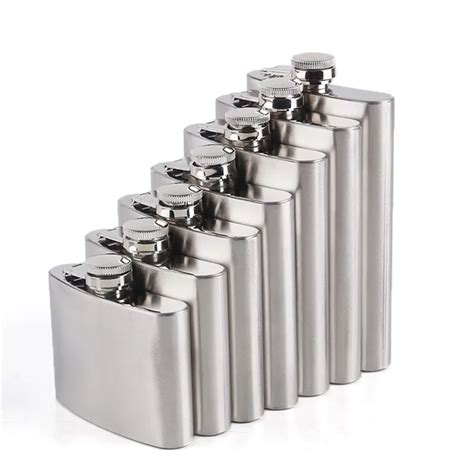 스테인레스 스틸 힙 플라스크 알코올 병 포켓 세트 위스키 음료 플라스크 위스키 플라스크hip Flasks Aliexpress