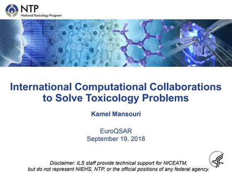 International Computational Collaborations To Solve Toxicology Problems Pdf Endocrine And