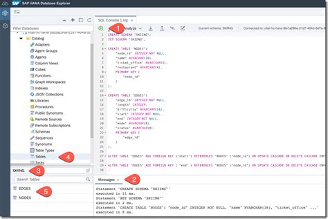Create An SAP HANA Graph Workspace SAP Tutorials
