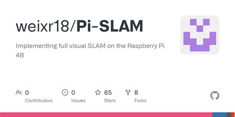 github weixr18 pi slam implementing full visual slam on the