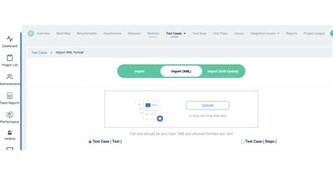 how to import test cases from other tools in qa touch