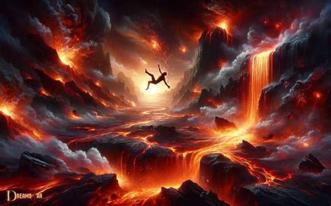 Falling Into Lava Dream Meaning Profound Experience