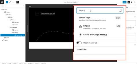 Working With Menus In The Wordpress Full Site Editing Inmotion Hosting Support Center