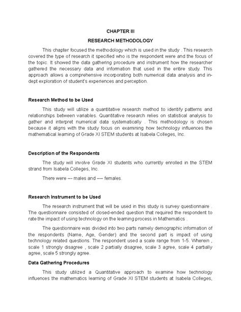 Chapter Iii Felipe 084222 Chapter Iii Research Methodology This Chapter Focused The