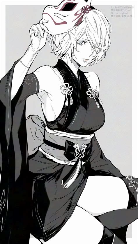 Nishiii Miii B Nier Automata Nier Automata Nier Series Highres Girl Bare Shoulders