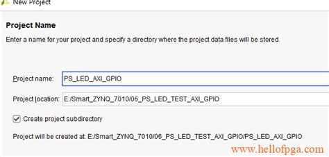 Smart Zynq板 工程六 用zynq的ps点亮连接到pl端的led灯axigpioip方式（完整图文） Hello Fpga