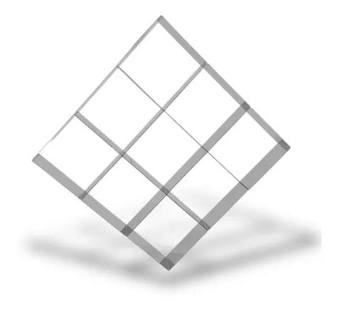 Cortador Cuadrado De 8 X 8 C 9 Piezas Para Brownie Acero Inoxidable