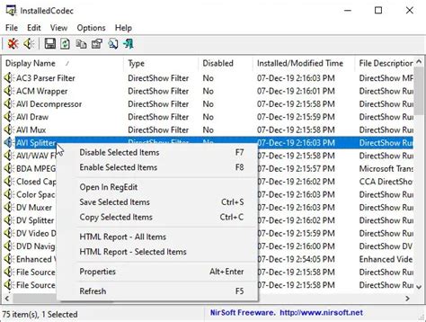 How To Check Installed Codecs In Windows 10