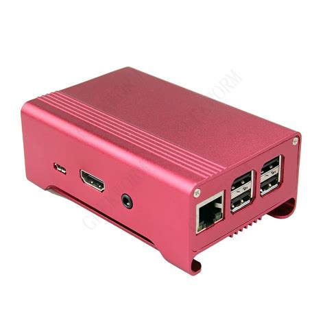 Купить geekworm Малина pi 2 металла алюминиевый сплав корпуса raspberry pi 3 алюминиевого