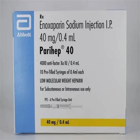 40 Mg Parihep Injection Ip At Best Price In Chennai Sainav Healthcare