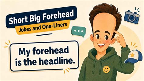 444 Big Forehead Jokes Clean One Liners Roasts Captions And