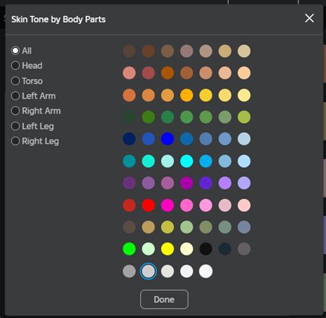 Expanding The Skin Tone Color Picker Page 3 Announcements Developer Forum Roblox