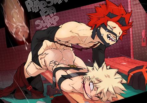 Bakugou Katsuki And Kirishima Eijirou Boku No Hero Academia Drawn By