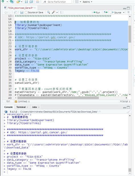 使用r语言无法从tcga数据库下载数据 组学大讲堂问答社区