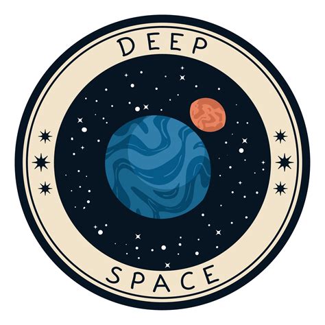 Deep Space Outer Sticker 11233691 Vector Art At Vecteezy