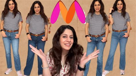 Myntra Jeans Haul Straight Fit Jeans Wide Leg Jeans Trendy Jeans