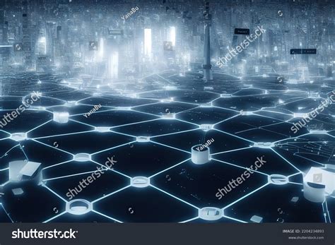 Futuristic Data Flow Data Transfer Technology Stock Illustration 2204234893 Shutterstock
