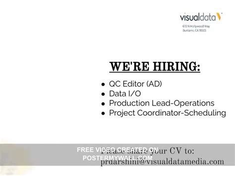 Projectcoordinator Productioncoordinator Clientservicing Data