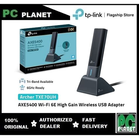 Tp Link Archer Txe Uh Axe Wi Fi E High Gain Wireless Usb Adapter Shopee Malaysia