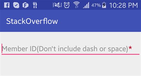 Xml How To Set In Hint In Textinputlayout In Android Stack Overflow