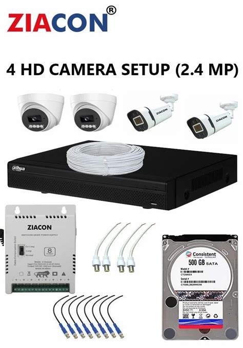 Hd Cctv Camera Setup4 Hd Camera Setup Color Vision At Rs 7999set In