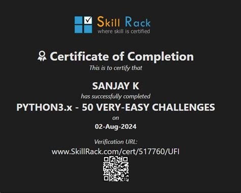Sanjay K On Linkedin Programming Skillrack Python Cprogramming