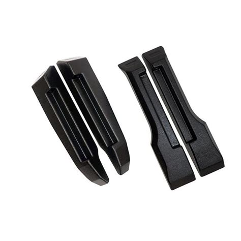 Dz4619 Door Hinge Plastic Covers Black Set Of 4