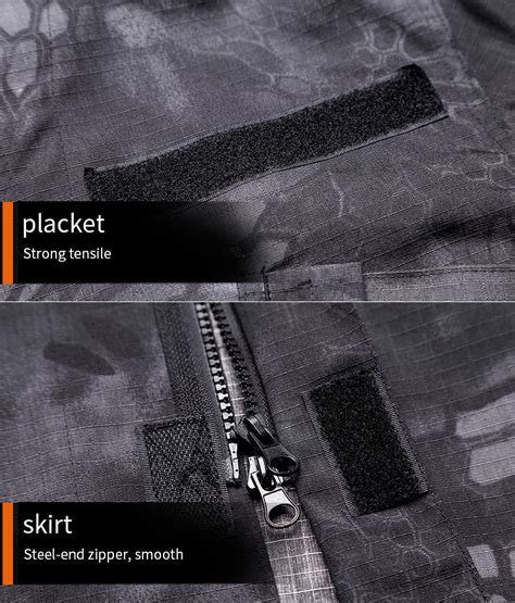 China Custom Black Python Camouflage Acu Uniform Manufacturers