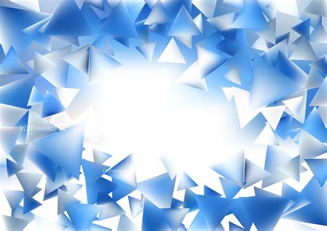 Abstract Blue Geometric Background Vector Art