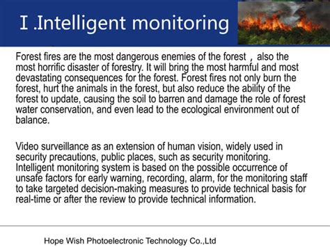 Forest Fire Detection And Alarm Thermal Imaging Camera Pptx Operating Systems Computer