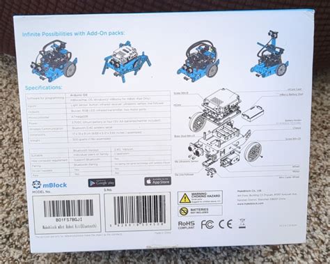 Makeblock Mbot Arduino Ide Robot Kit Drag~drop Coding~bluetooth 24g Works 4844609963