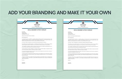 Sexual Harassment Letter Of Complaint Template In Word PDF Google Docs Download Template Net