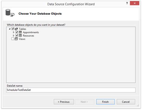Lesson 6 Bind A Scheduler To Ms Access Database At Design Time