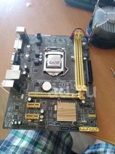материнская плата ASUS H81m-k + процессор Celeron G1830 — купить в ...
