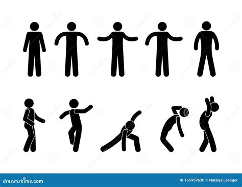 Stick Figure Silhouettes