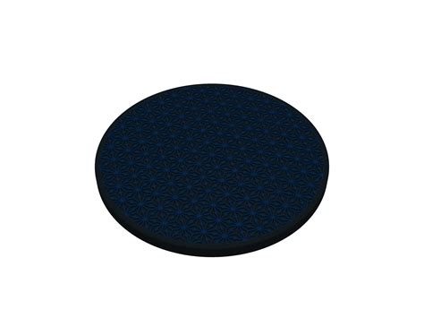 Stl File C11 Kaito Coaster Circle 11 Geometric Tile Pattern 🟣 ・3d