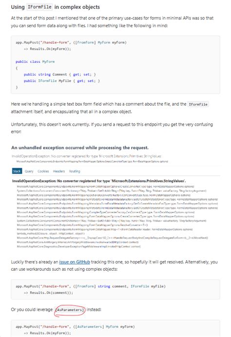 Net Nswag Produces Incorrect Output For Ifromfile In Minimal Api When File Parameter Is