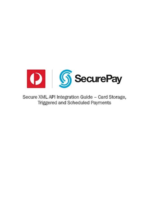 pdf secure xml api integration guide card storage triggered