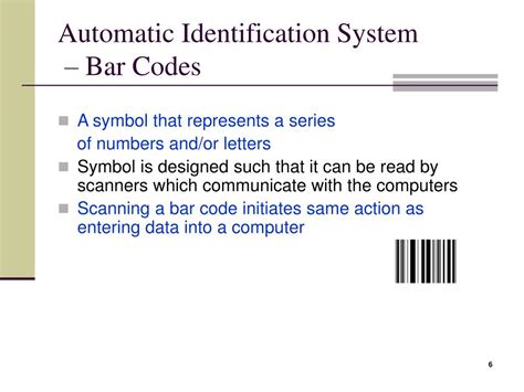Ppt Automatic Identification System Powerpoint Presentation Free