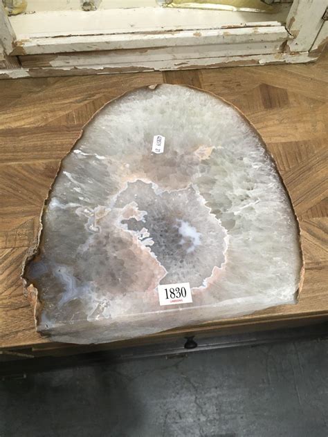 Lot Giant Cut Base Geodes Polished
