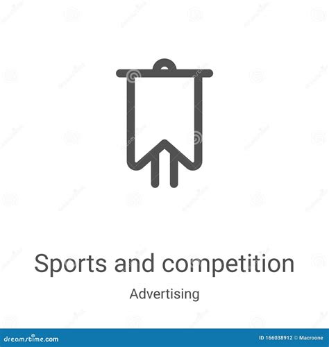 Sports And Competition Icon Vector From Advertising Collection Thin Line Sports And Competition