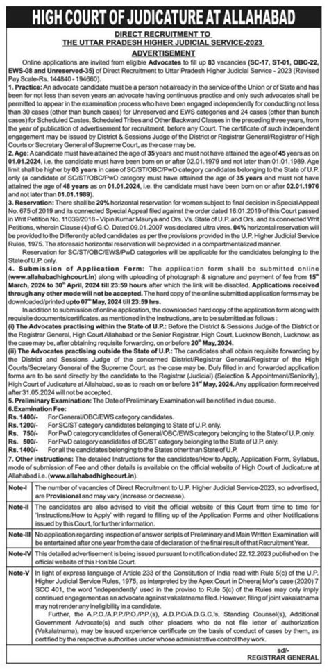 Allahabad High Court Recruitment 2024 All Exam Review