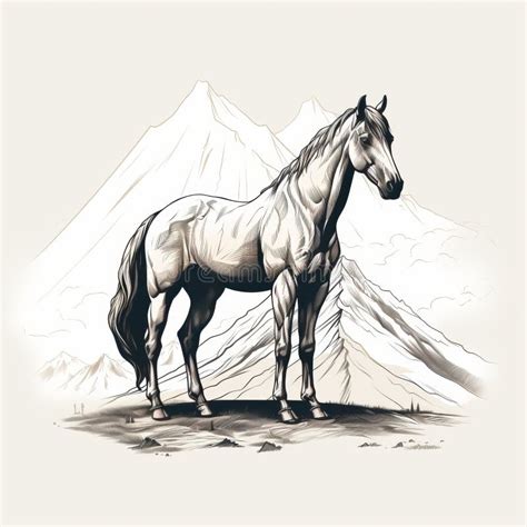 Horse Illustration Stock Illustration Illustration Of Simple 275135422