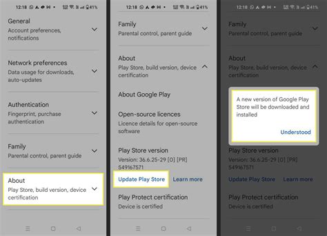 How To Update Google Play Store