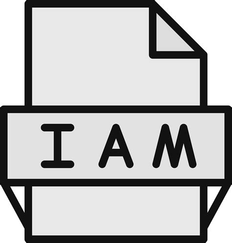 iam file format icon 16903185 vector art at vecteezy