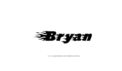 Bryan Name Tattoo Designs