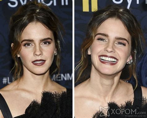 Олны танил алдартай бүсгүйчүүдийн инээмсэглэсэн болон инээмсэглээгүй дүр төрхийн ялгааг