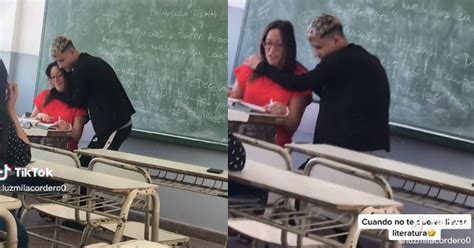 Joven Le Baila A Su Maestra Para Que No Lo Repruebe Video Viral