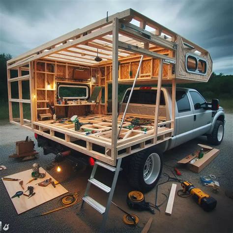 How To Build Diy Truck Camper In One Day Step By Step Guide