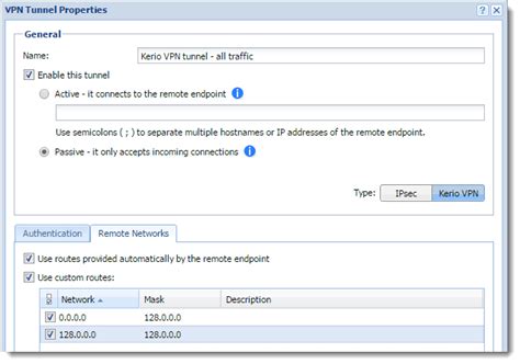 Routing All Traffic Through Kerio Vpn Tunnel